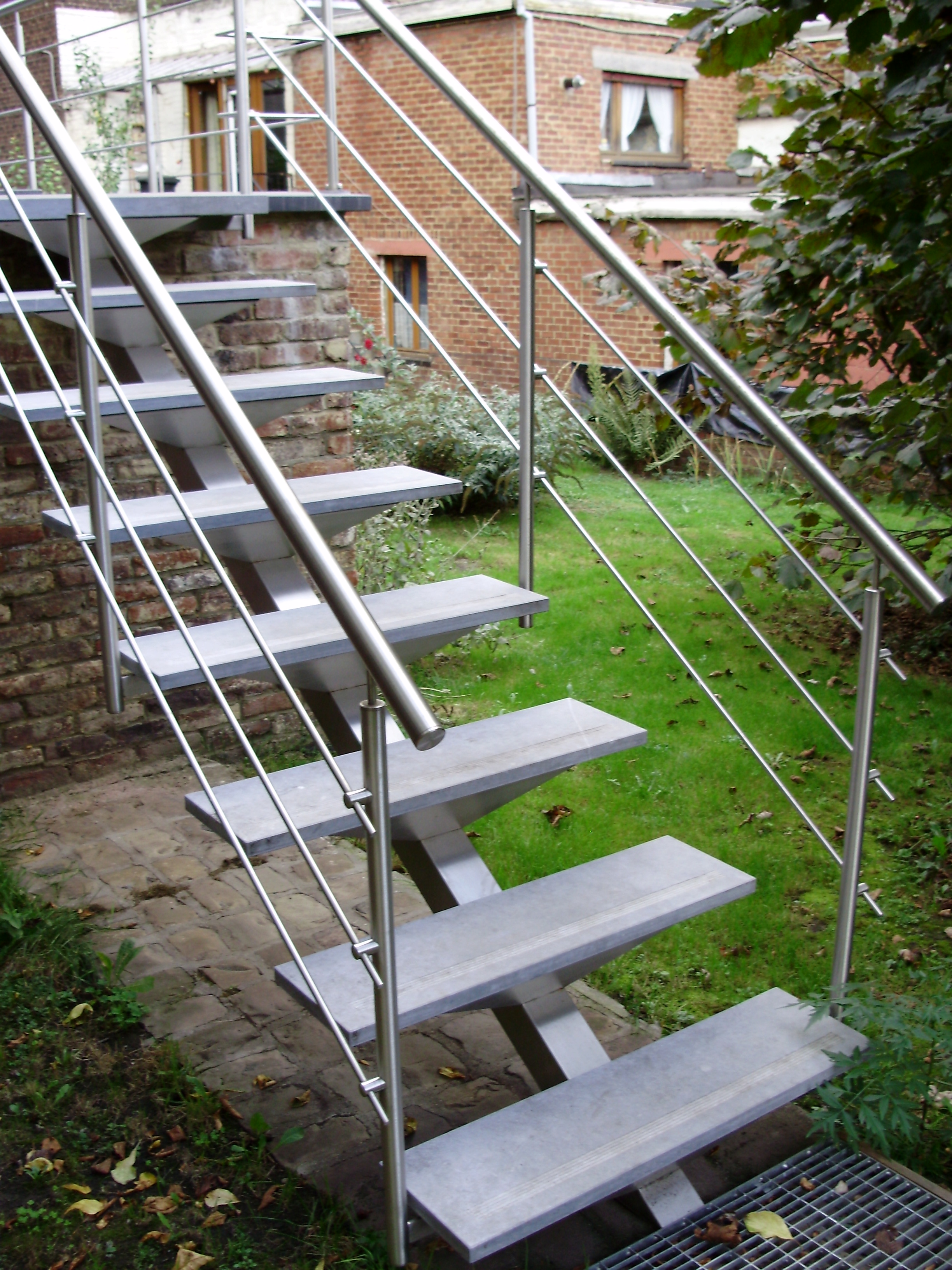 escaliers extérieurs - Inox Concept